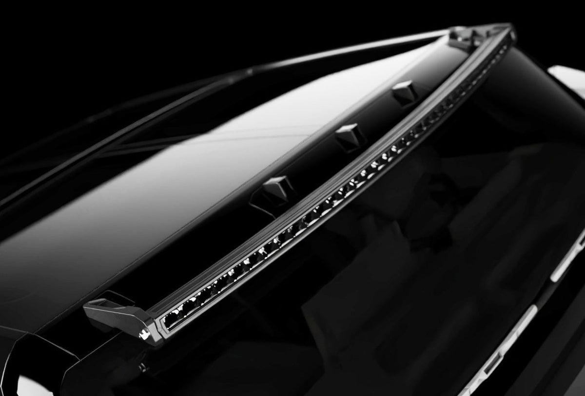 First Look: Hummer EV Roof Mounted LED Light Bar and Low-Profile Brack