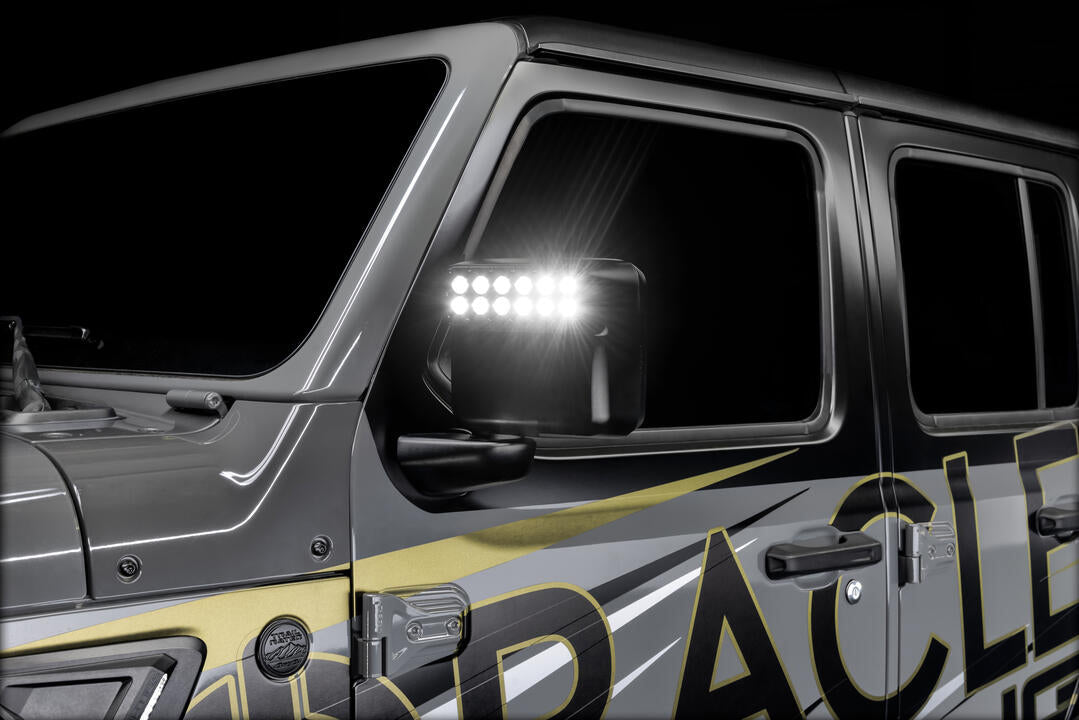 Oracle Lighting’s New LED Off-Road Ditch Light Side Mirrors for Jeep W