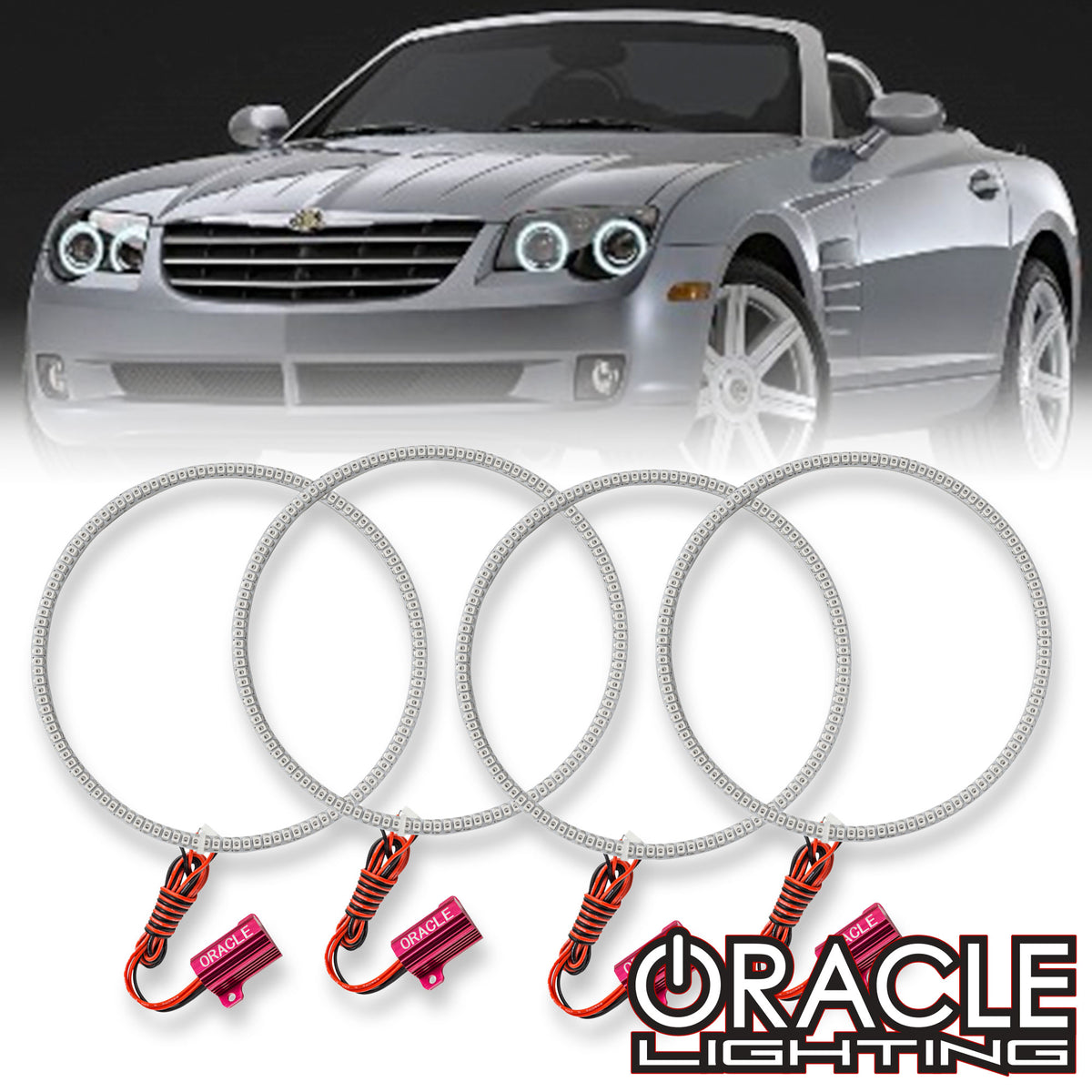 2005-2006 Chrysler Crossfire LED Headlight Halo Kit | ORACLE Lighting