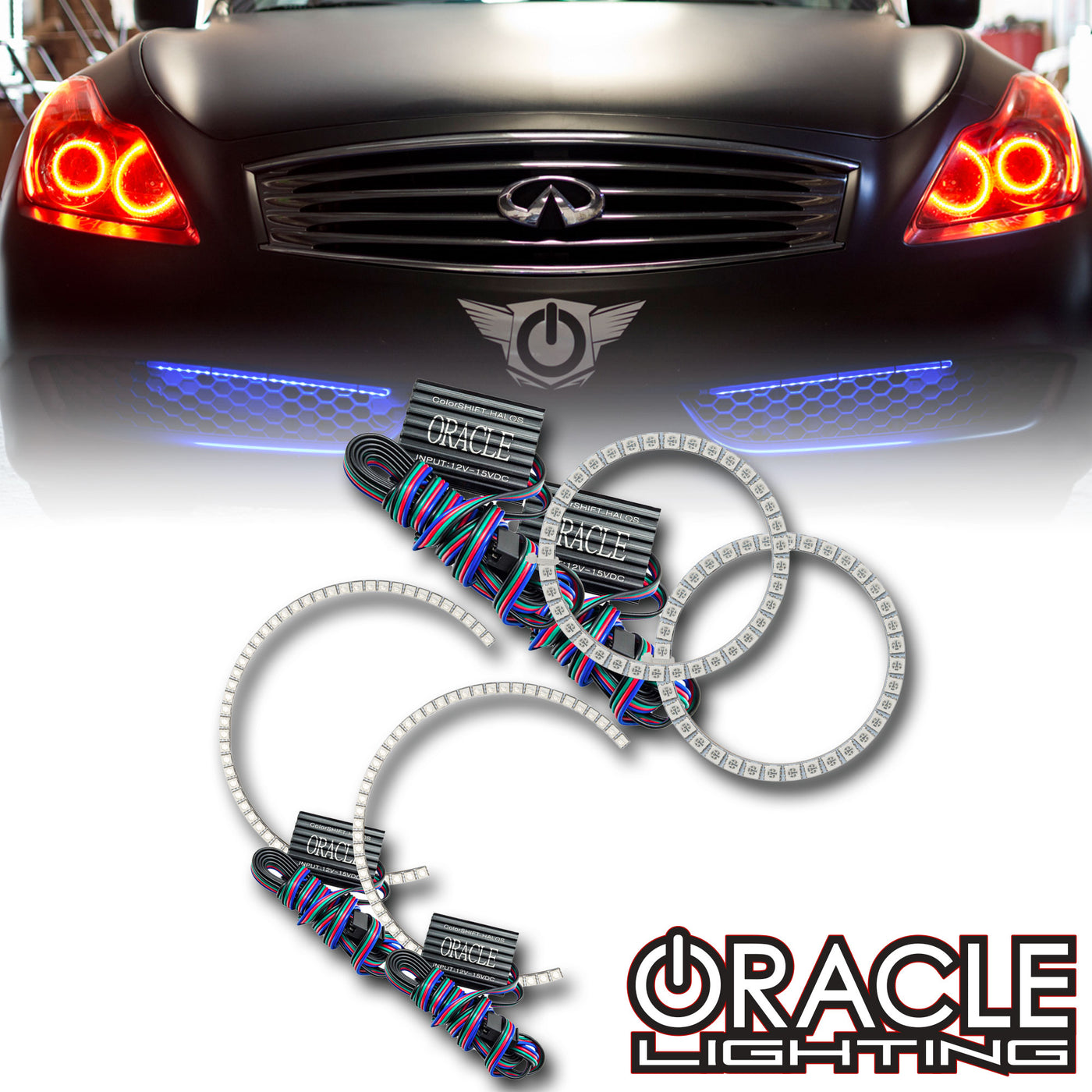 2008-2013 Infiniti G37 Coupe LED Headlight Halo Kit | ORACLE Lighting