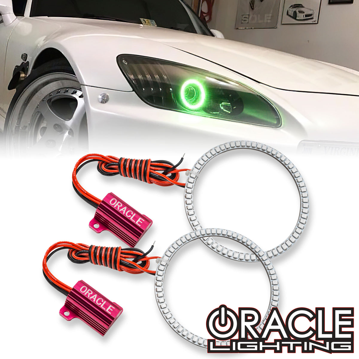 1999-2009 Honda S2000 LED Headlight Halo Kit | ORACLE Lighting 1