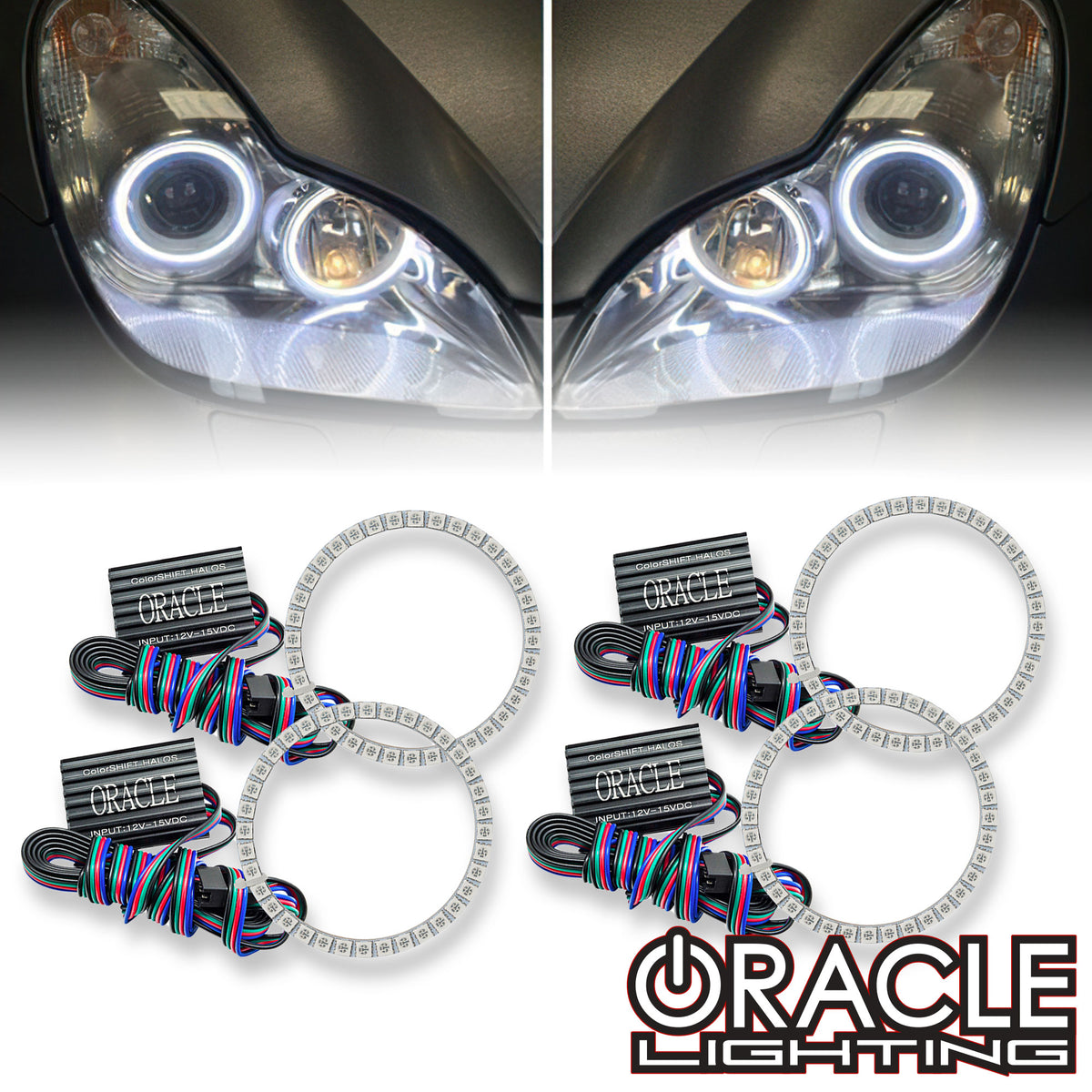 2004-2010 Mercedes CLS W219 LED Headlight Halo Kit | ORACLE Lighting