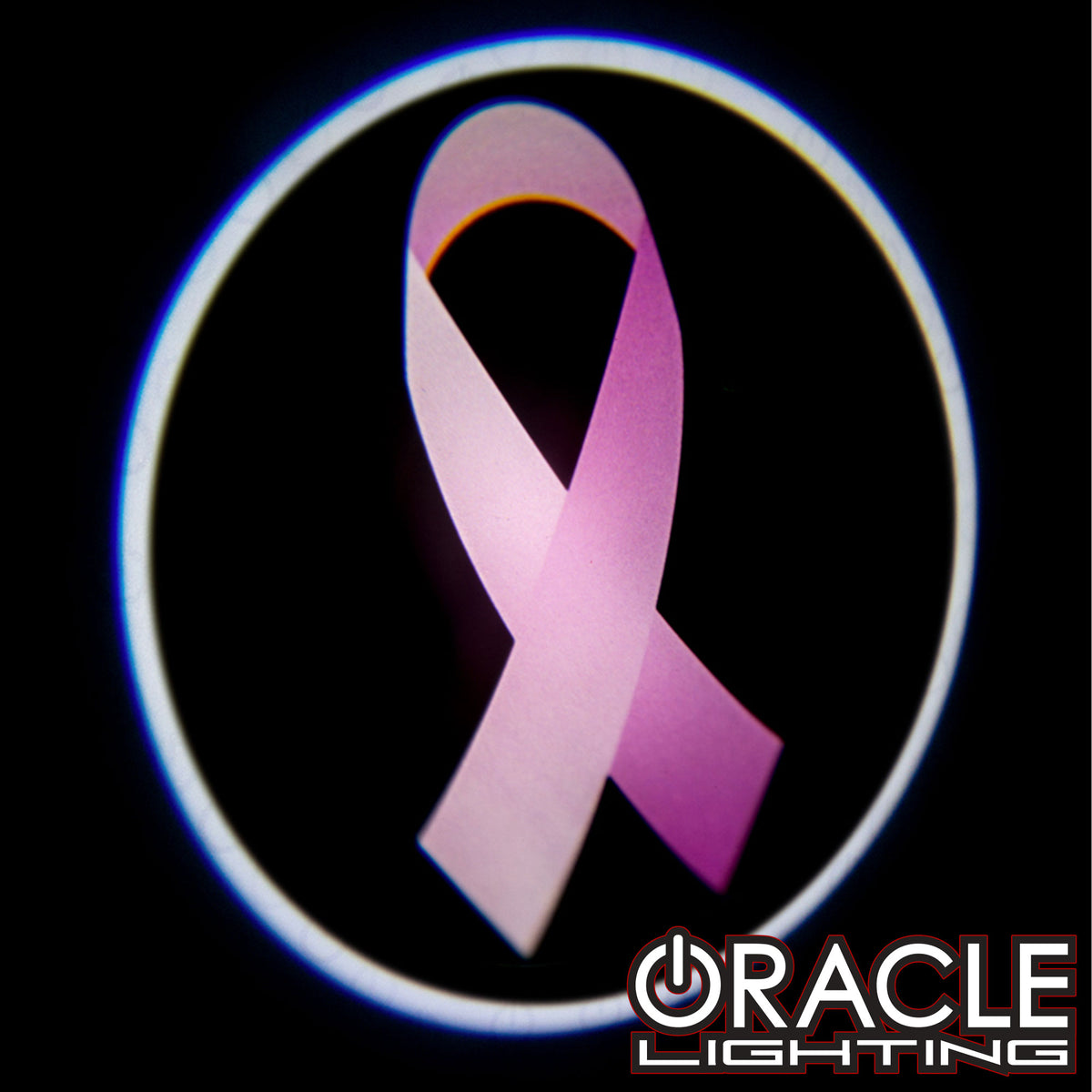 Pink Ribbon Breast Cancer ORACLE GOBO LED Door Light Projector — ORACLE ...