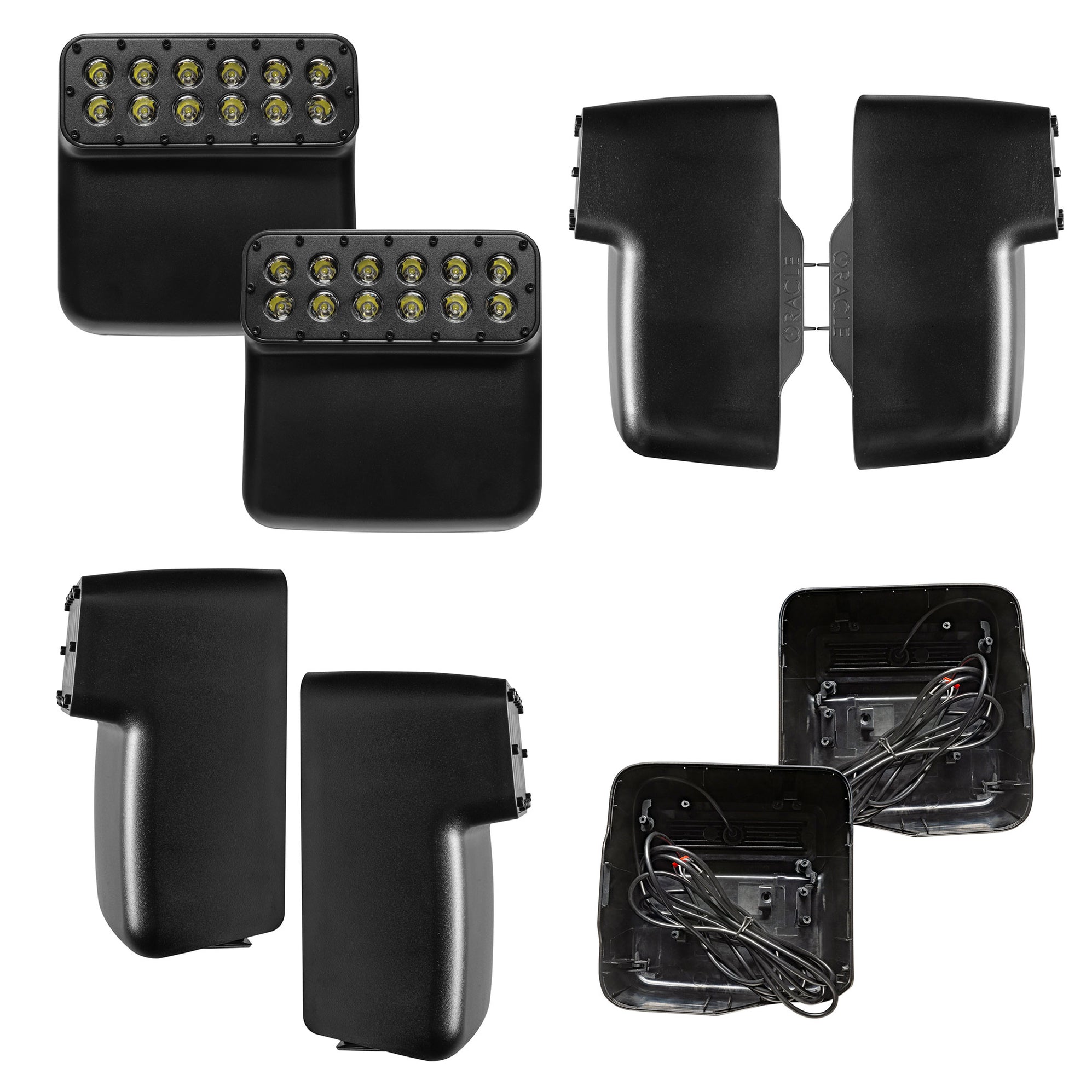 LED Off-Road Side Mirrors for Jeep Wrangler JL / Gladiator JT | ORACLE ...