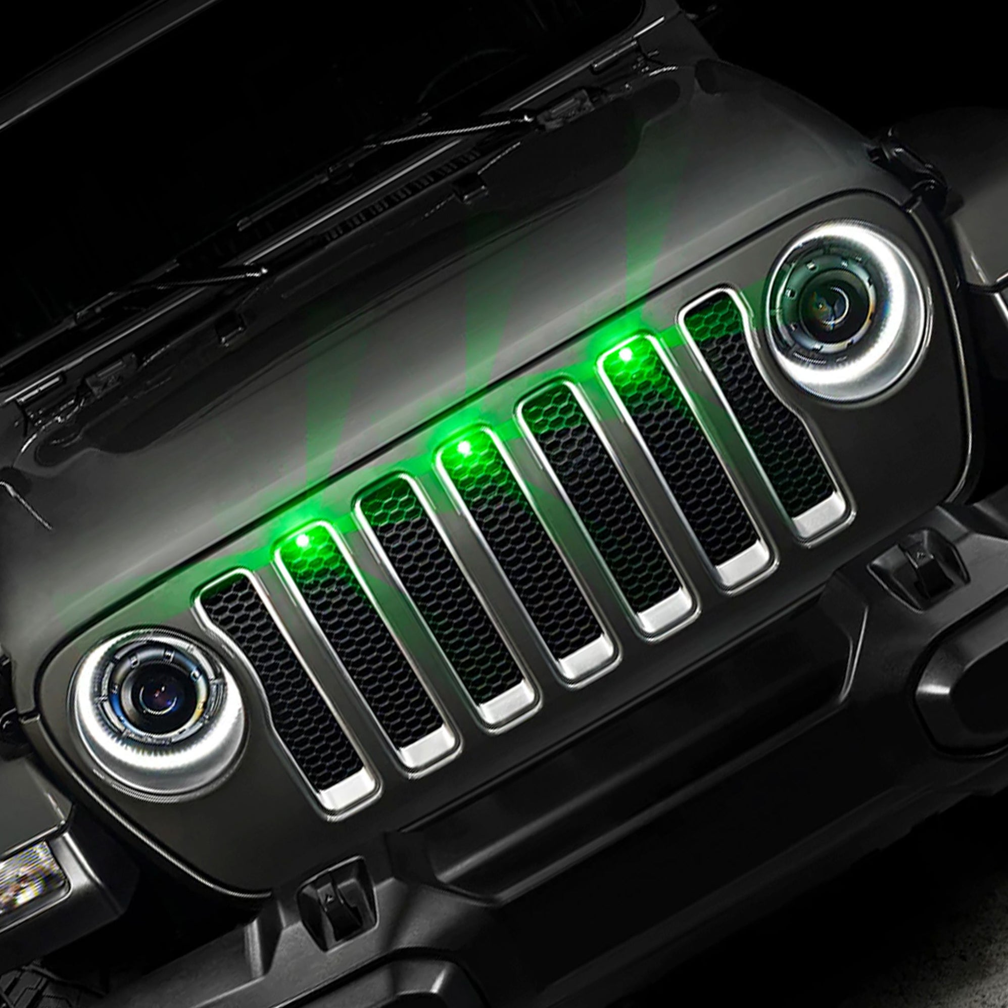 ORACLE Lighting Pre-Runner Style LED Grill Light Kit for Jeep Wrangler