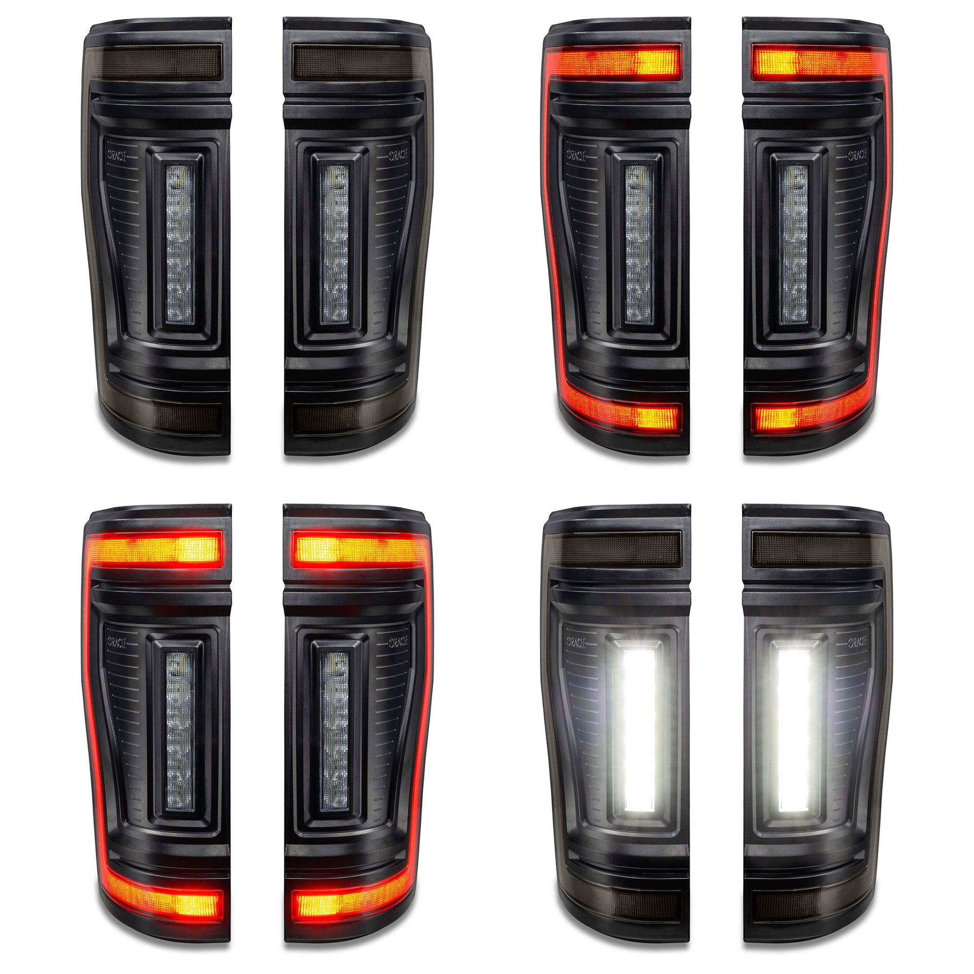 Flush Mount LED Tail Lights for 2017-2022 Ford F-250/350 Superduty ...