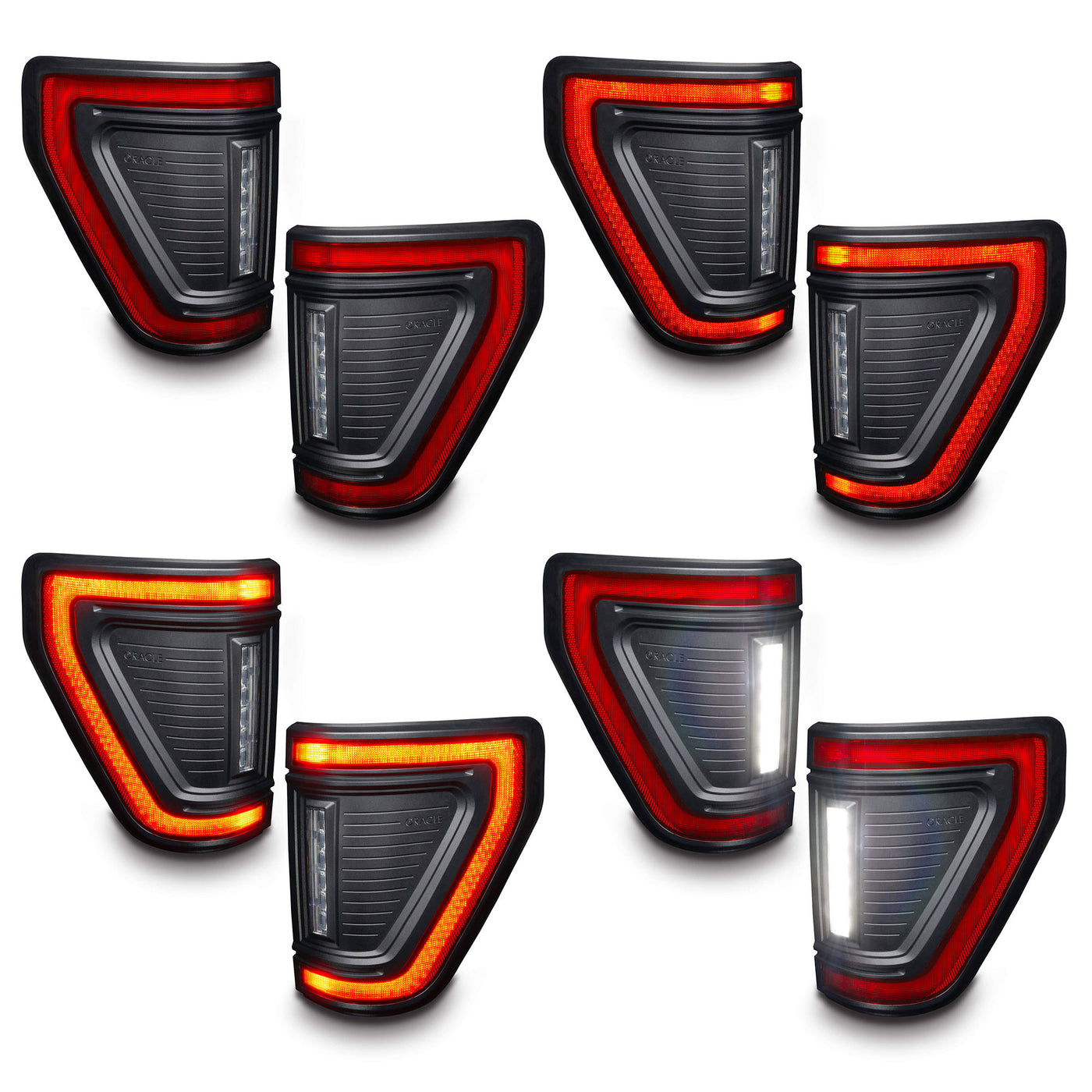 Flush Mount LED Tail Lights for 2021-2024 Ford F-150 | ORACLE Lighting
