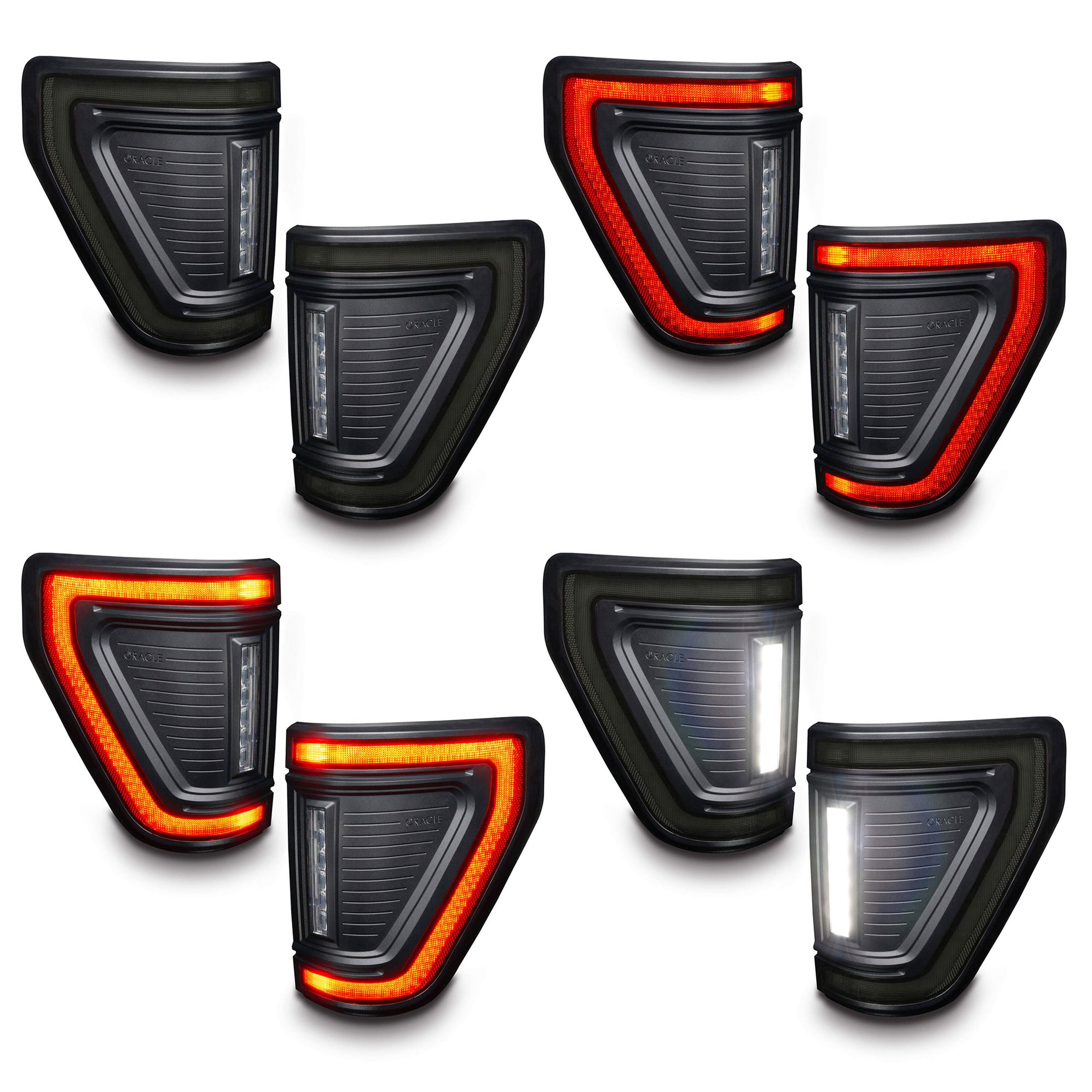 Flush Mount LED Tail Lights for 2021-2025 Ford F-150 | ORACLE Lighting