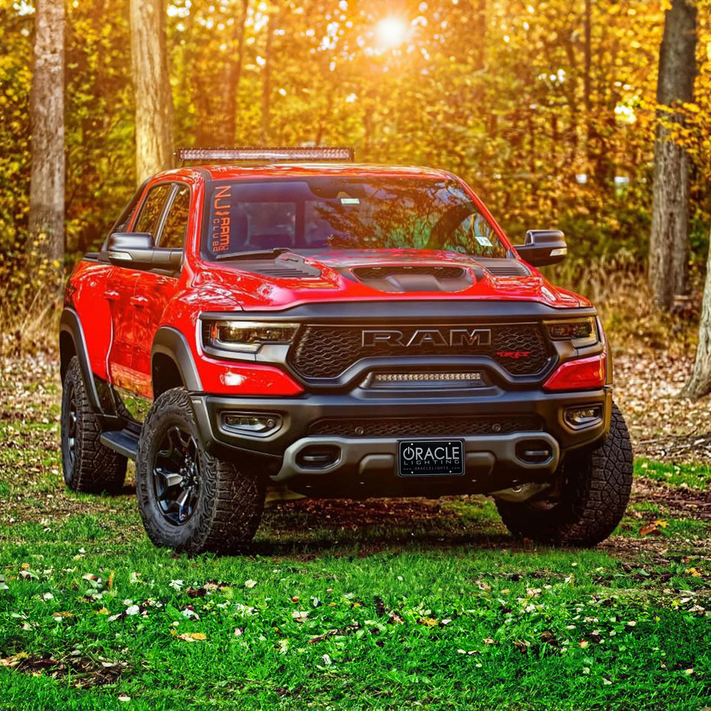 2019+ RAM Rebel/TRX Front Bumper Flush LED Light Bar System from ORACLE ...