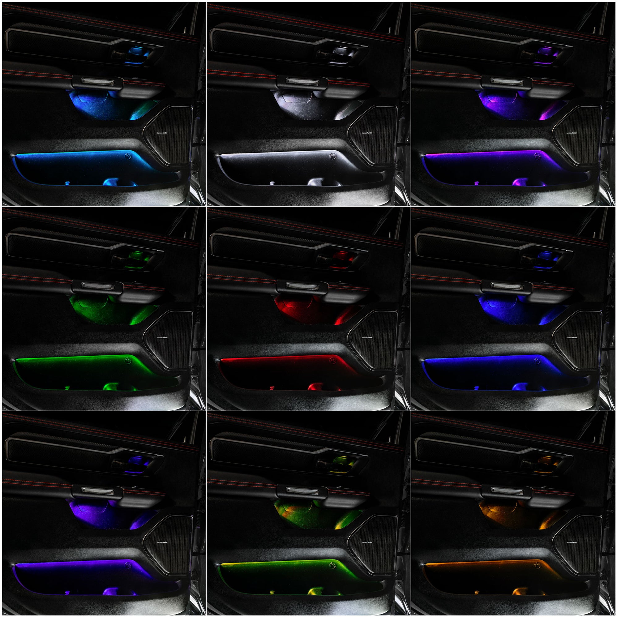 RAM Complete Interior Ambient Lighting ColorSHIFT® RGB Conversion Kit ...
