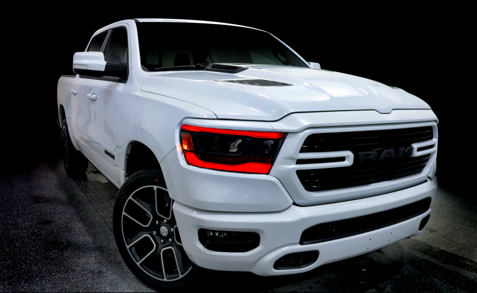 2019-2024 Dodge RAM 1500 RGB+W Headlight DRL Upgrade Kit - Reflector ...