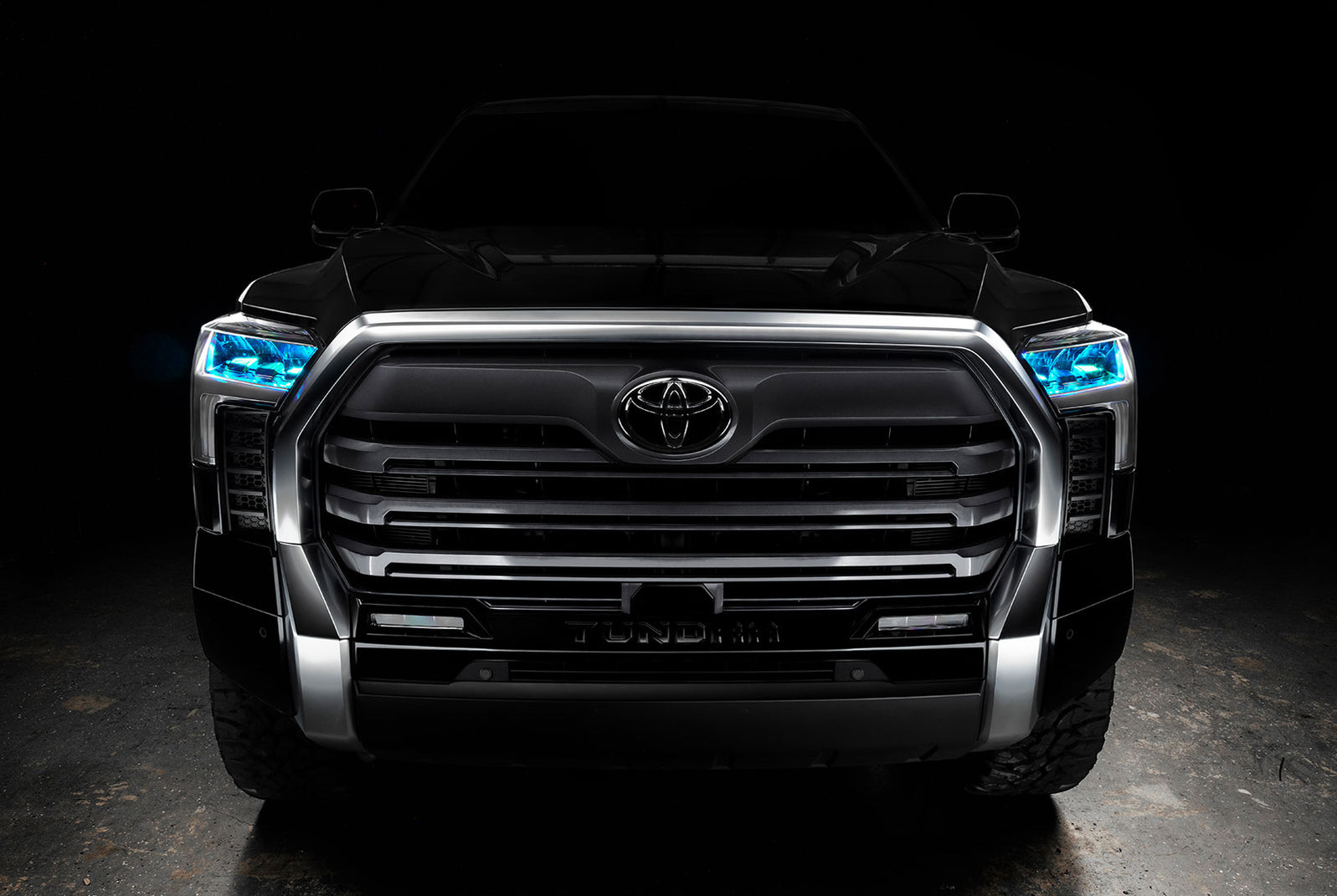 2022+ Toyota Tundra ColorSHIFT® RGB Demon Eye Headlight Upgrade ...