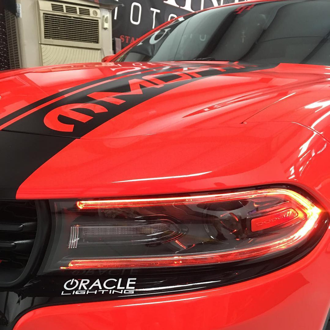 2015-2021 Dodge Charger ColorSHIFT® RGB+W Headlight DRL Upgrade Kit ...