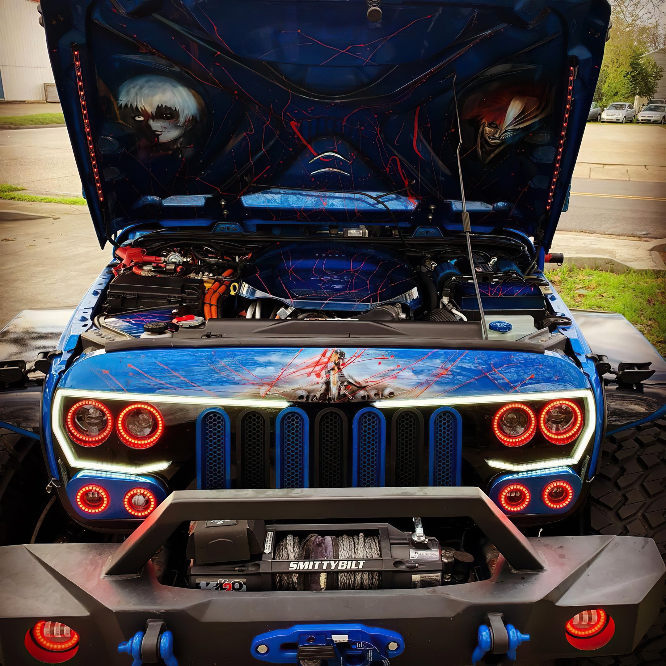 ORACLE Lighting Vector™ Series Grill LED Halo Kit - JK/JL/JT