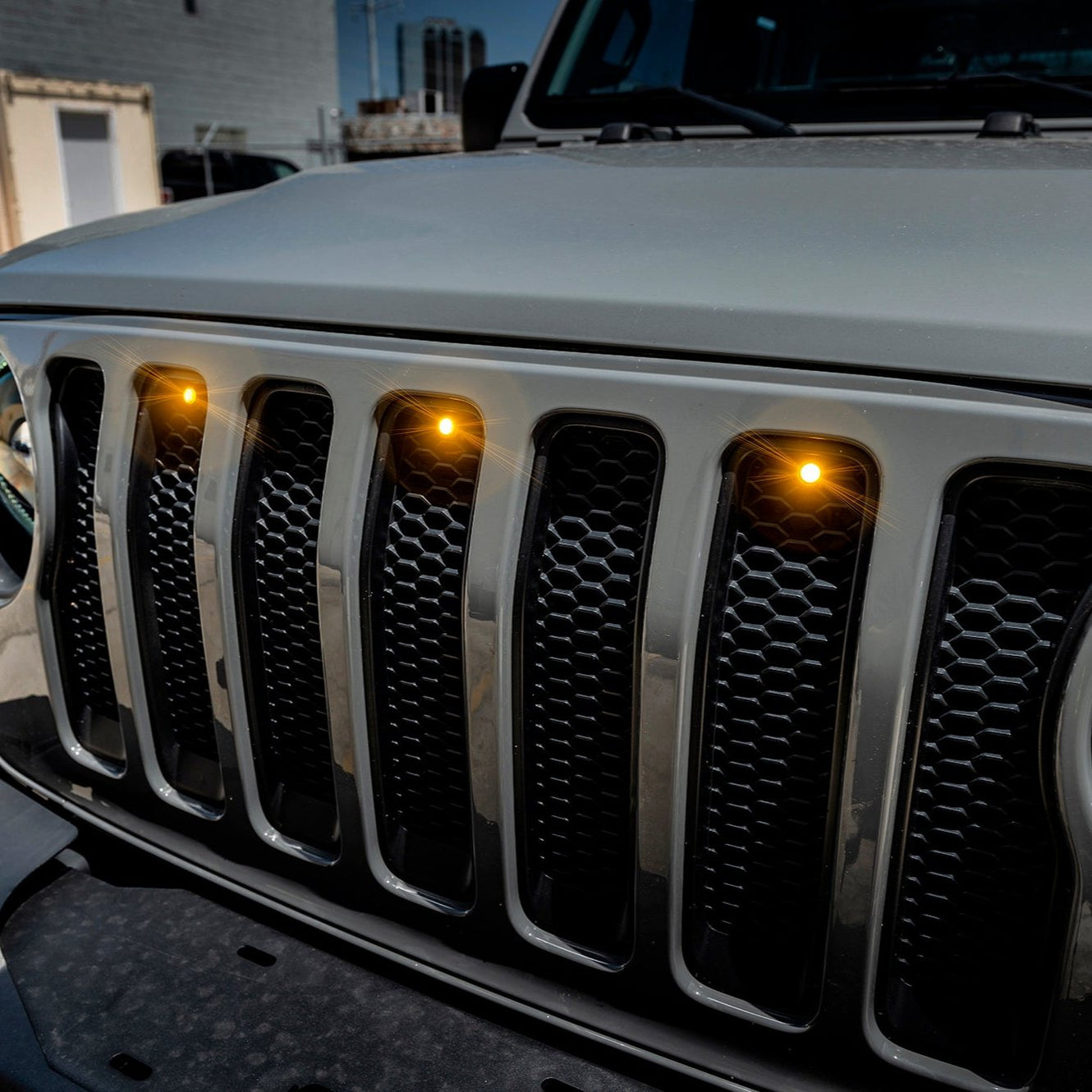 ORACLE Lighting Pre-Runner Style LED Grill Light Kit for Jeep Wrangler