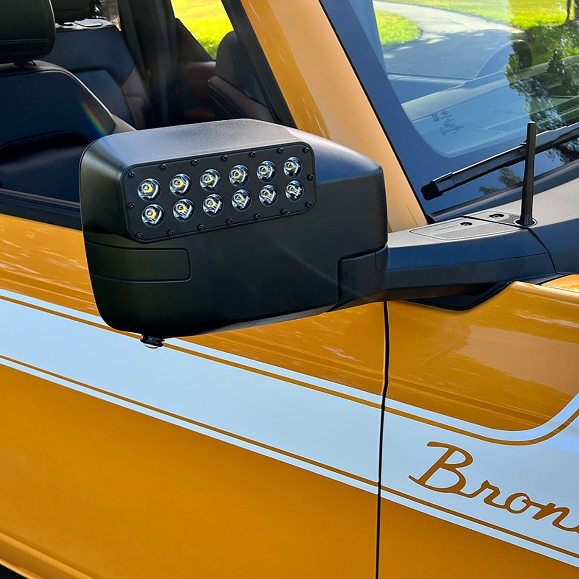 2021-2023 Ford Bronco LED Off-Road Side Mirror Ditch Lights | ORACLE ...