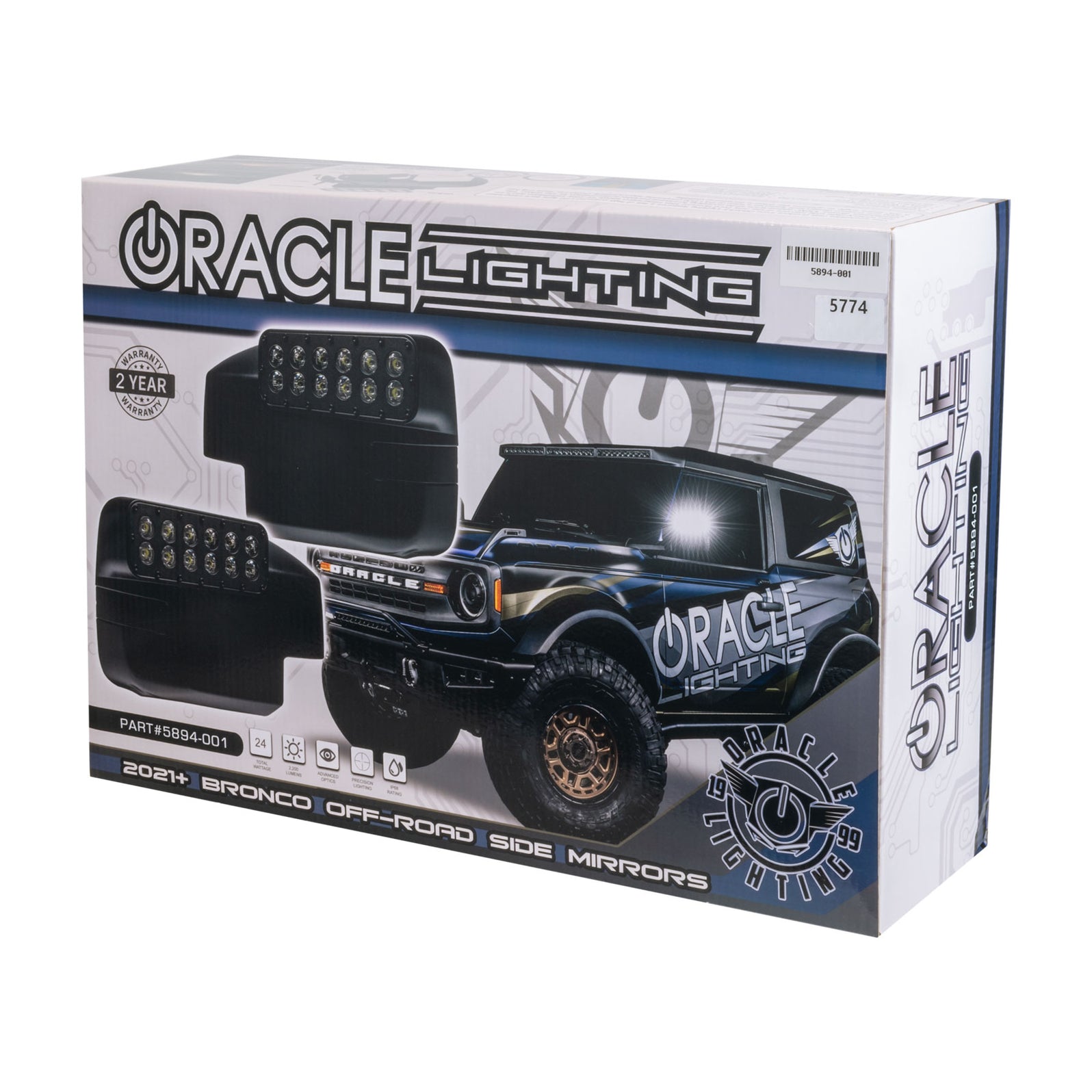 2021-2023 Ford Bronco LED Off-Road Side Mirror Ditch Lights | ORACLE ...