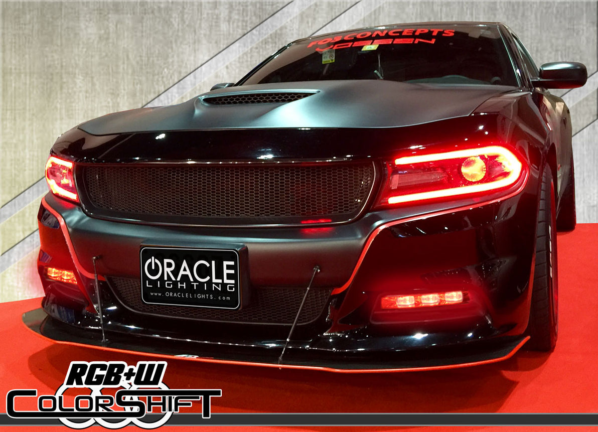 2015-2023 Dodge Charger ColorSHIFT RGB+W Linear Fog Light Conversion ...