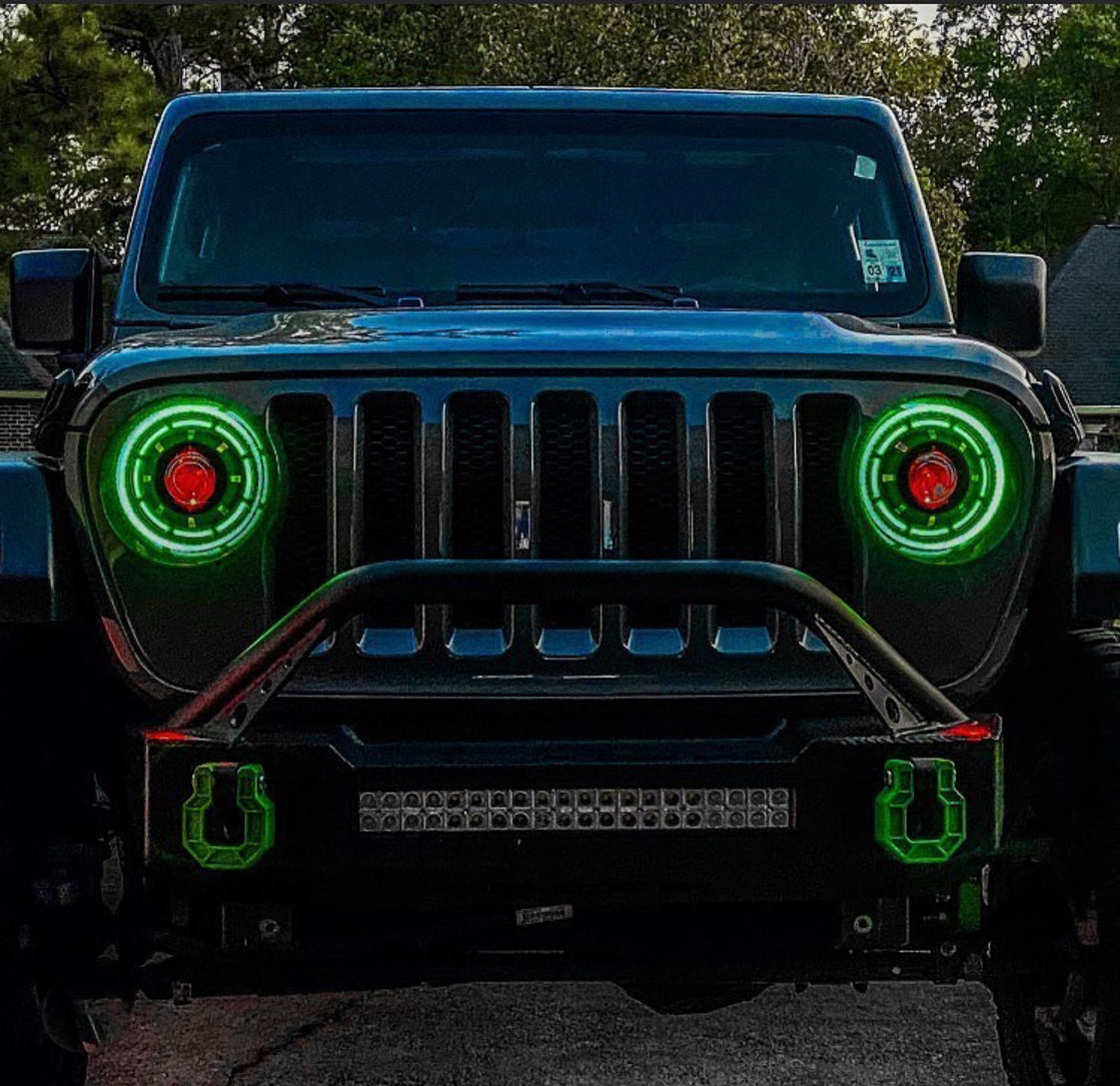 Oculus™ ColorSHIFT® Bi-LED Projector Headlights for Jeep JL / Gladiator ...