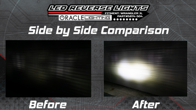Rear Bumper LED Reverse Lights for Jeep Wrangler JL | ORACLE Lighting