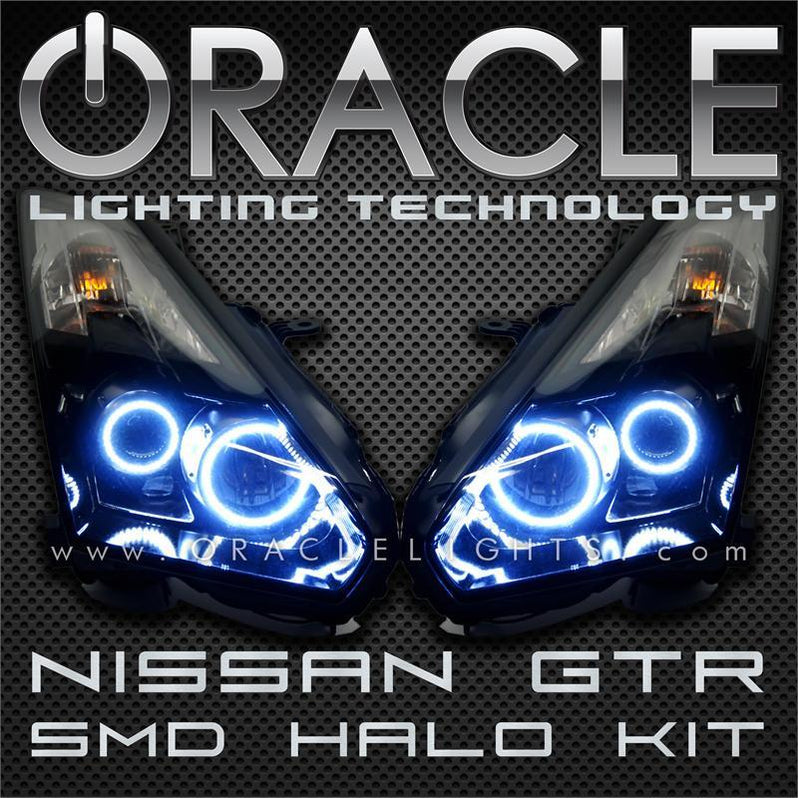2009-2013 Nissan GTR LED Headlight Halo Kit | ORACLE Lighting
