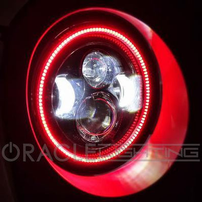 7" High Powered LED Headlights (Pair) - Black Bezel | ORACLE Lighting